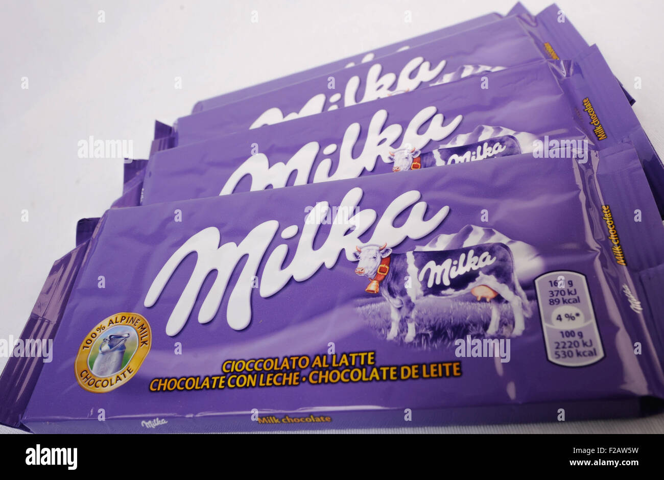 Confiserie chocolat Milka-confección de Milka au chocolat Photo Stock ...