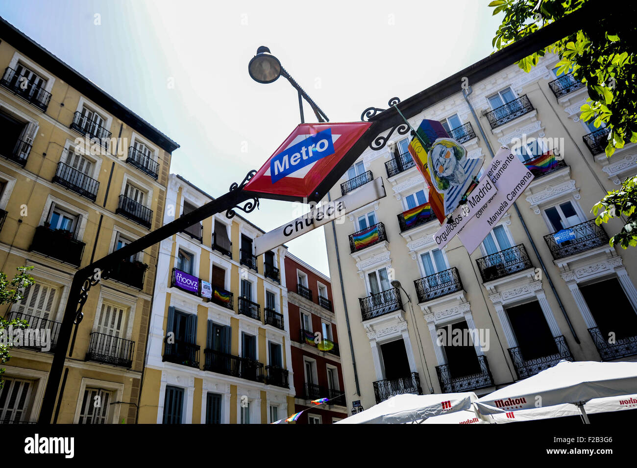 La station de métro Chueca, Madrid- Estación del métro Chueca, Madrid ...