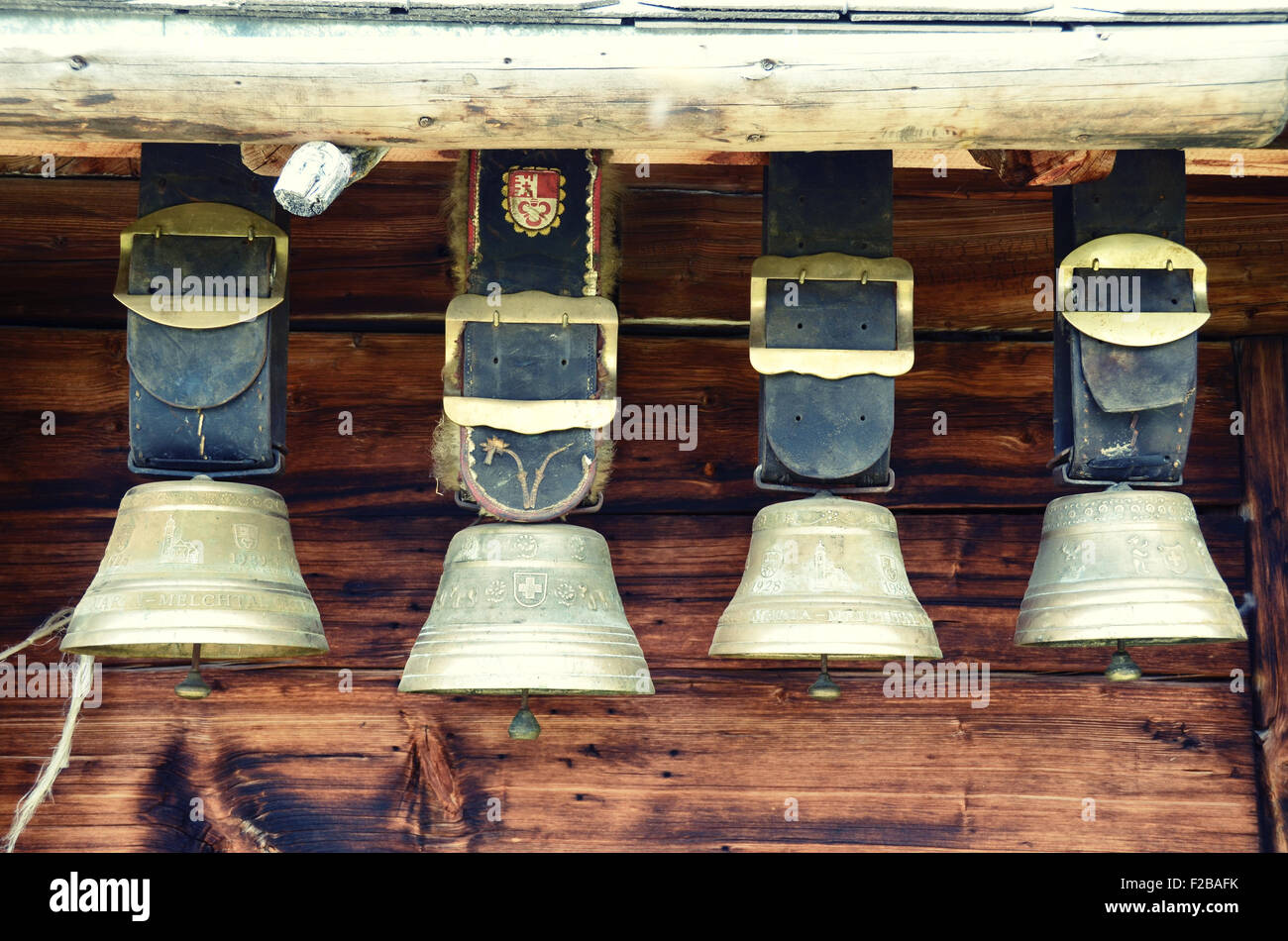 Clochettes cloche suisse suisse alpine Banque de photographies et d ...