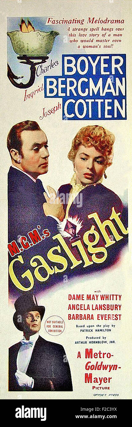 Gaslight 1944 poster Banque de photographies et d’images à haute résolution - Alamy