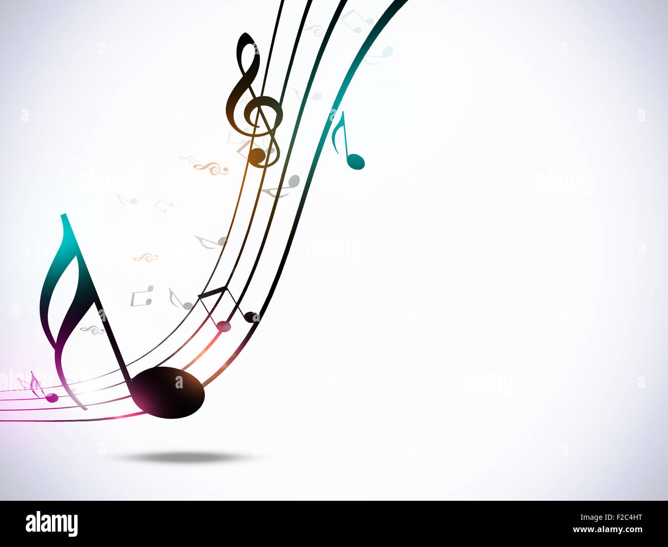 Party music notes multicolor background Banque de photographies et d ...