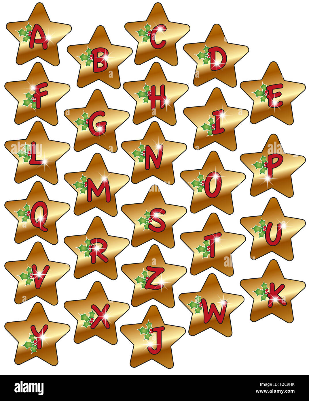 Christmas alphabet Banque de photographies et d’images à haute ...