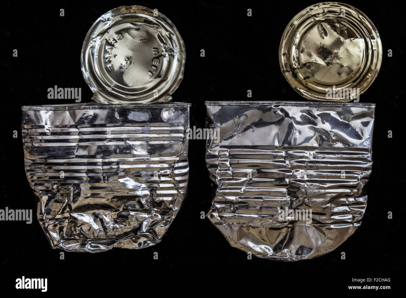 Canettes écrasées Banque de photographies et d’images à haute ...