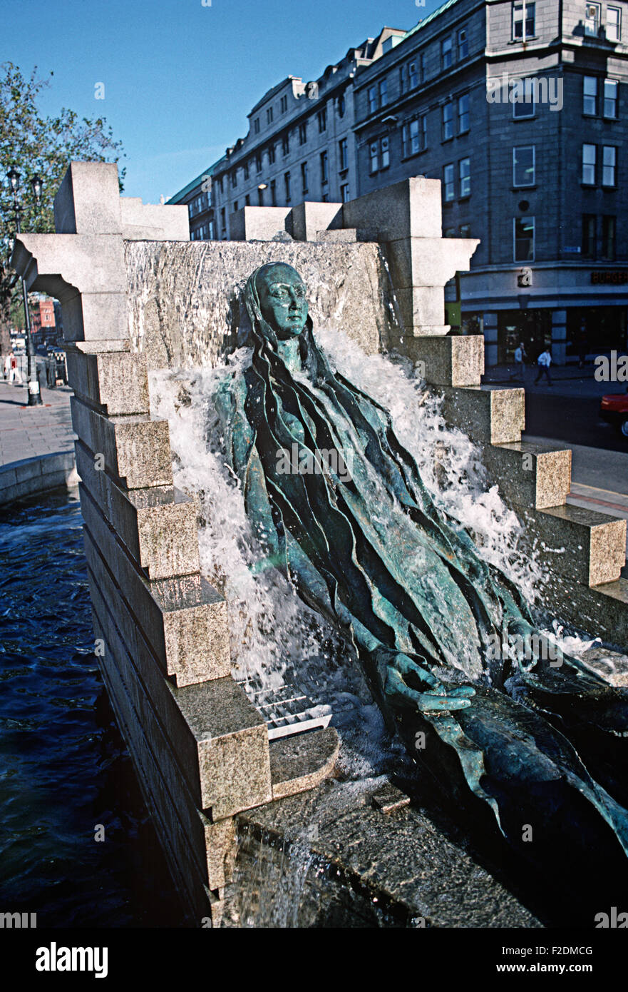 La statue anna livia dans le parc du souvenir Banque de photographies ...