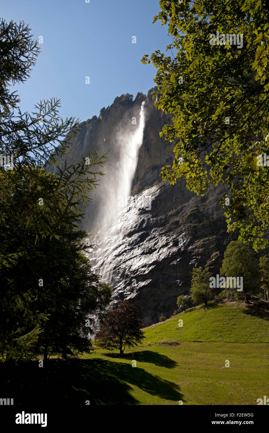 Staubbachfall switzerland Banque de photographies et d’images à haute ...
