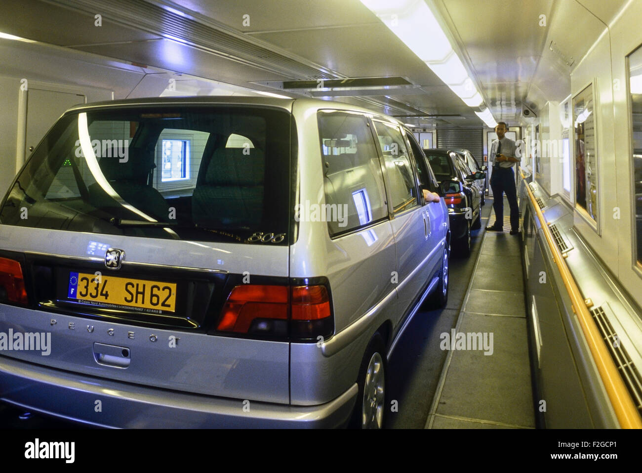 Le Shuttle. Eurotunnel. France Photo Stock - Alamy