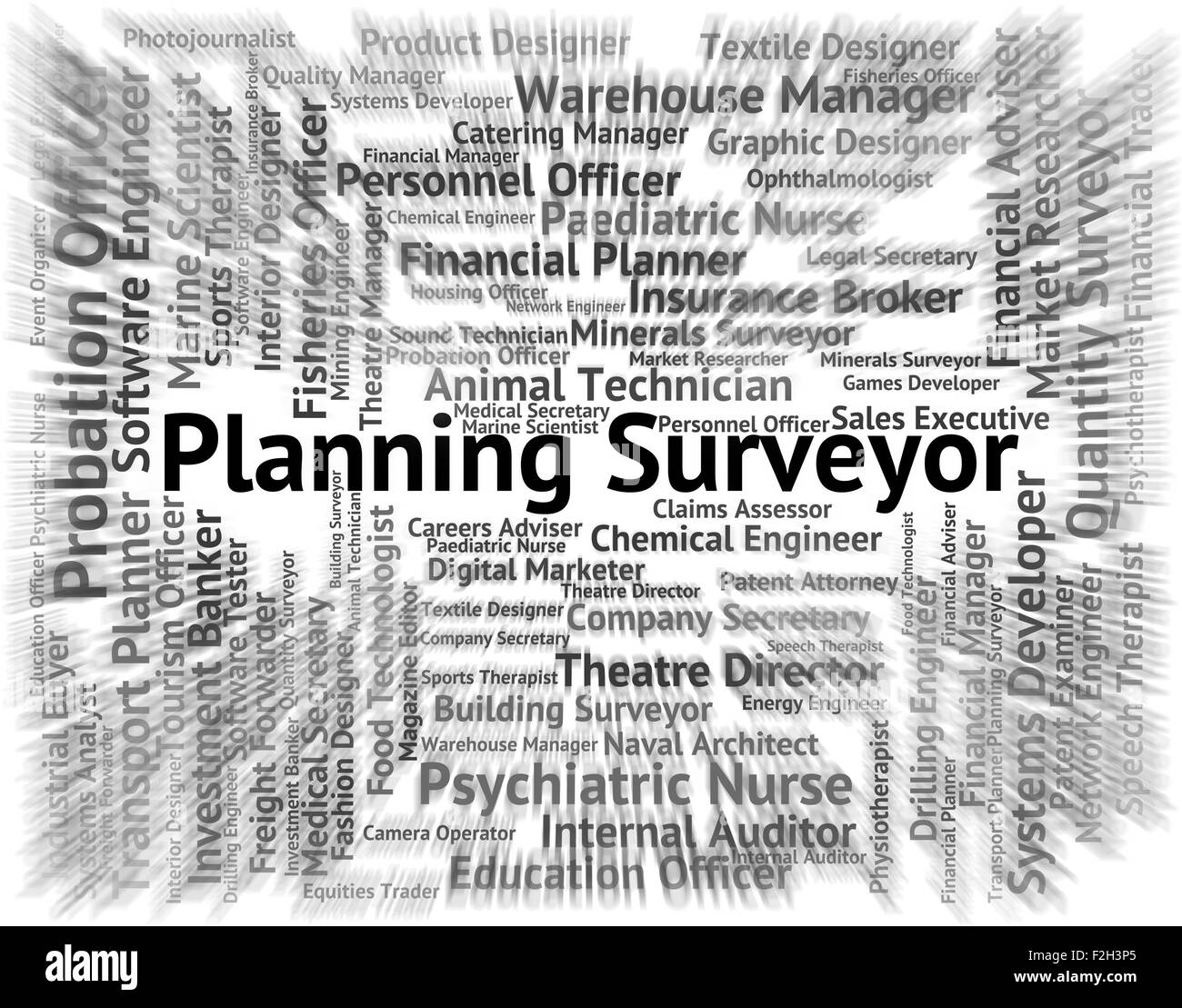 Objectif de planification Banque d'images noir et blanc - Alamy