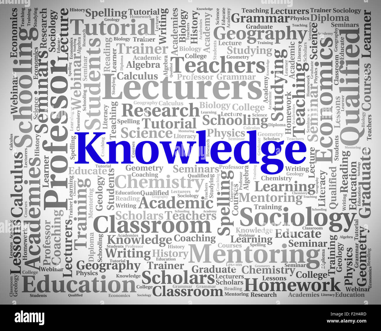 Mot de connaissance Banque de photographies et d’images à haute ...