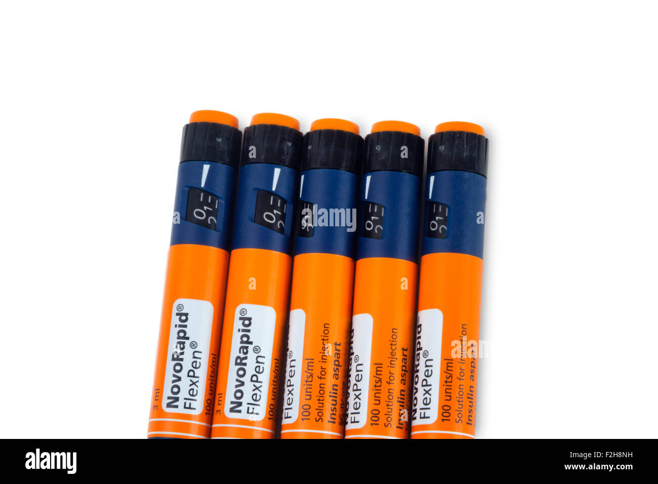 NovoRapid FlexPen stylo à insuline seringues Photo Stock - Alamy