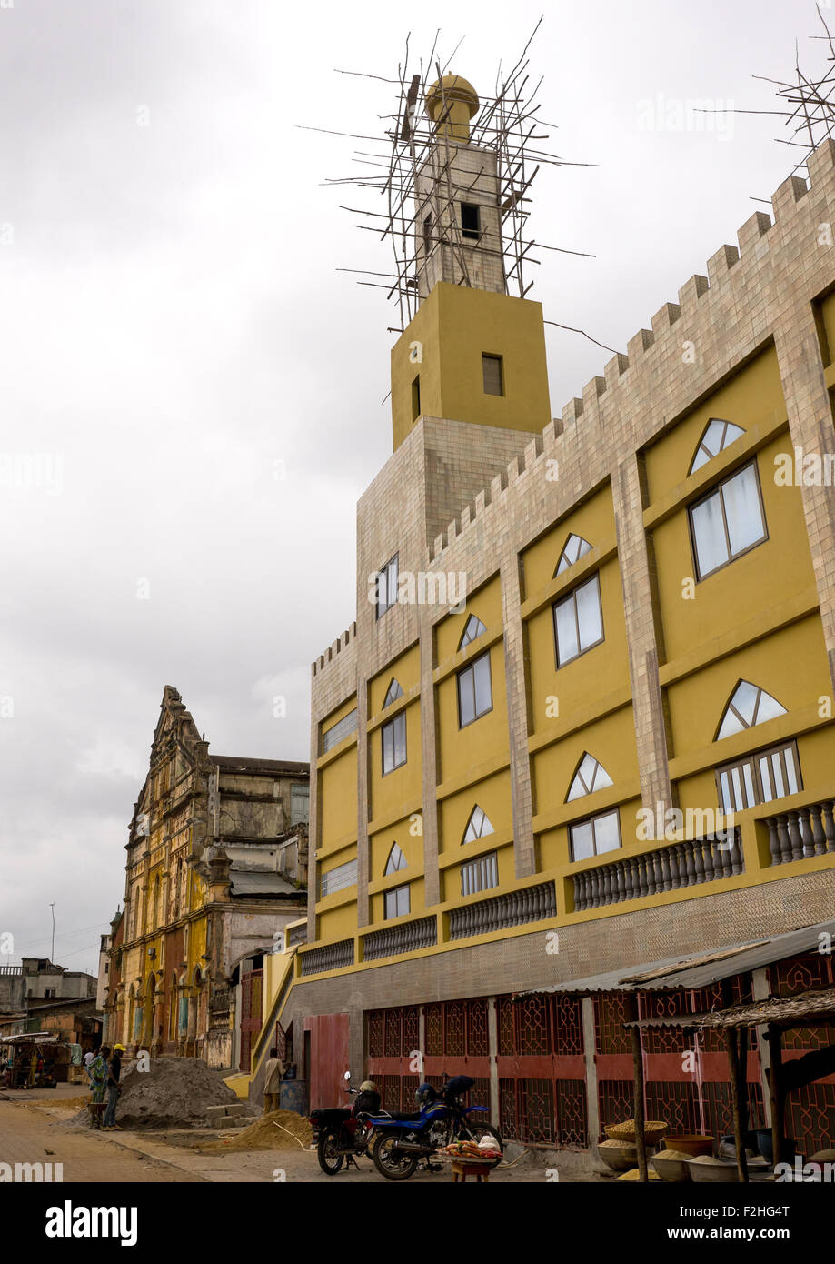 Le Bénin, en Afrique de l'Ouest, Porto-Novo, la nouvelle et ancienne ...