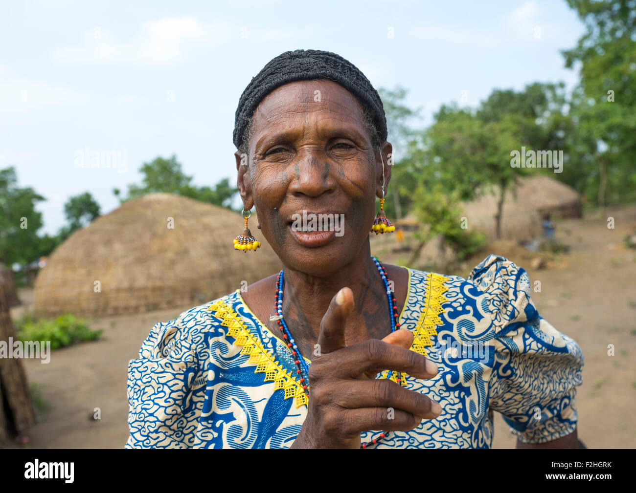 Scarification peul femme Banque de photographies et d’images à haute ...