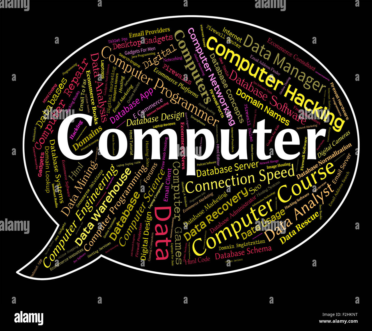 Les mots informatique Banque de photographies et d’images à haute ...