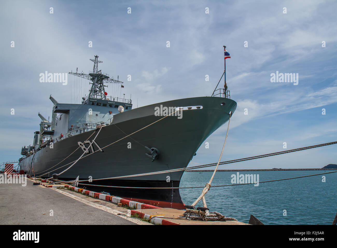 La frégate rapide ,FF battle ship a été montré pour les Thaïlandais et ...