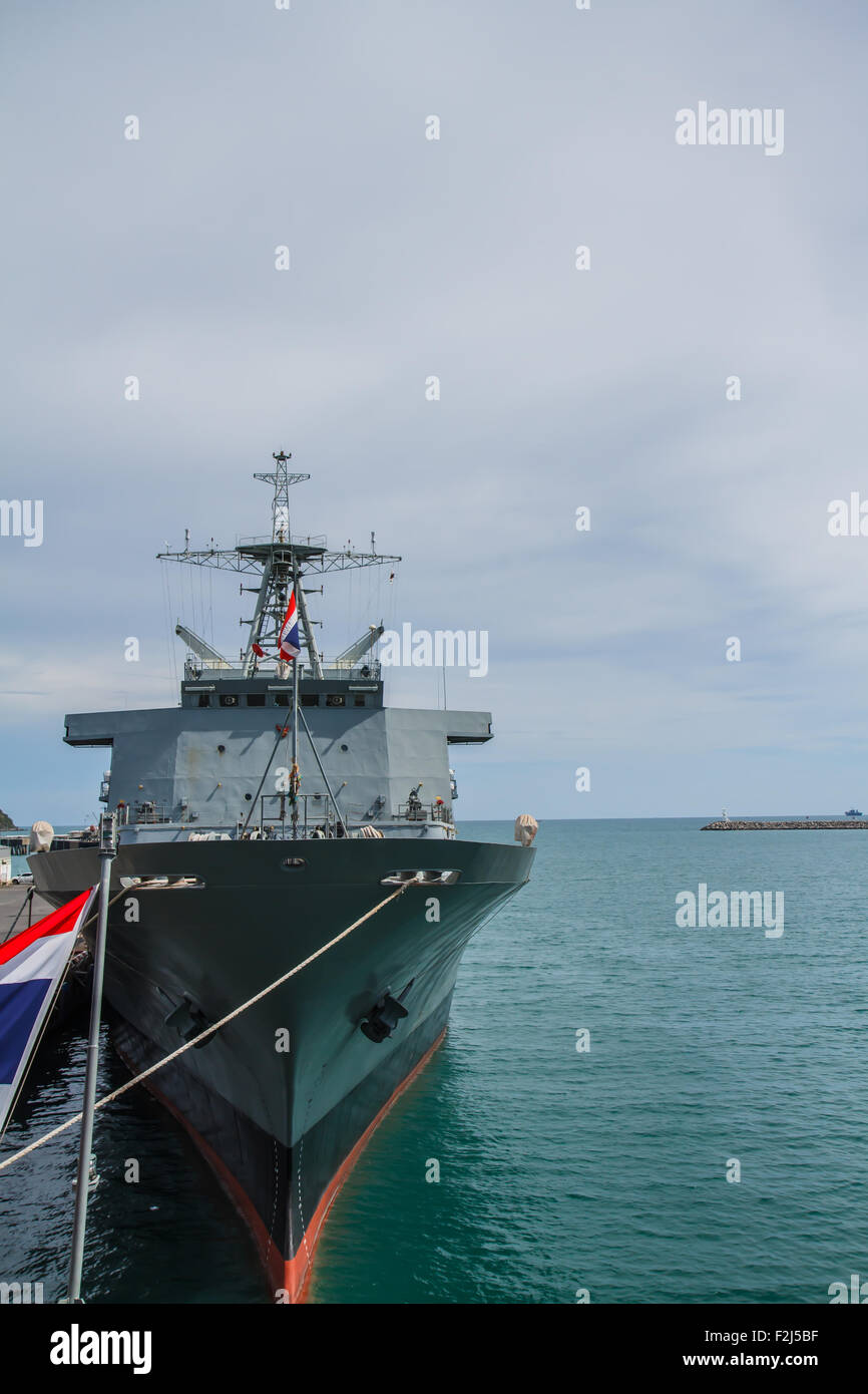 La frégate rapide ,FF battle ship a été montré pour les Thaïlandais et ...