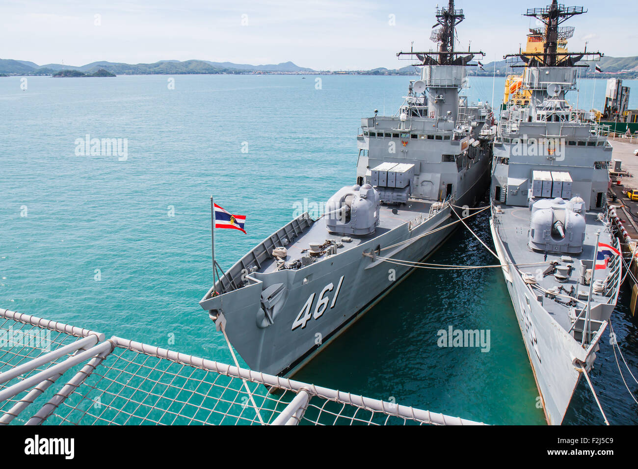 La frégate rapide ,FF battle ship a été montré pour les Thaïlandais et ...
