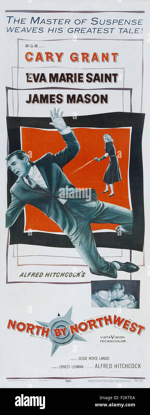 North northwest movie poster Banque de photographies et d’images à ...