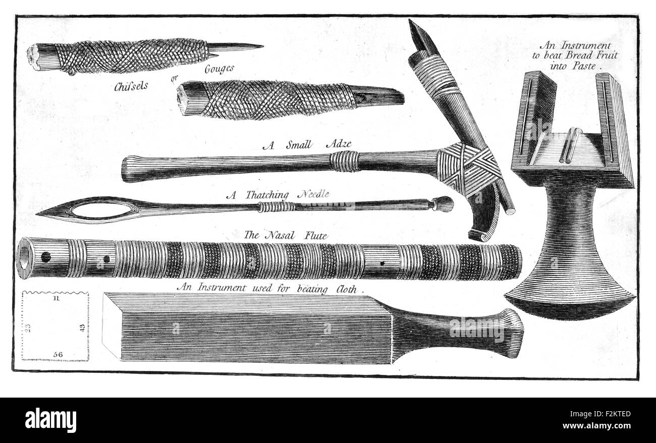 Le capitaine James Cook, explorateur britannique 1779 FRS 1728 ...