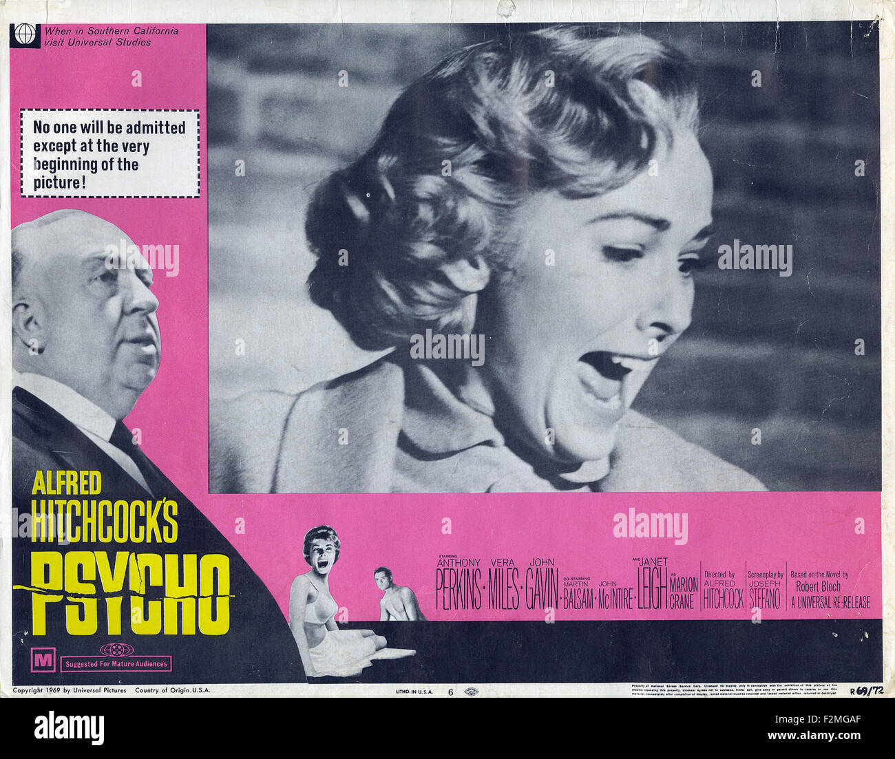 Psycho hitchcock poster Banque de photographies et d’images à haute ...