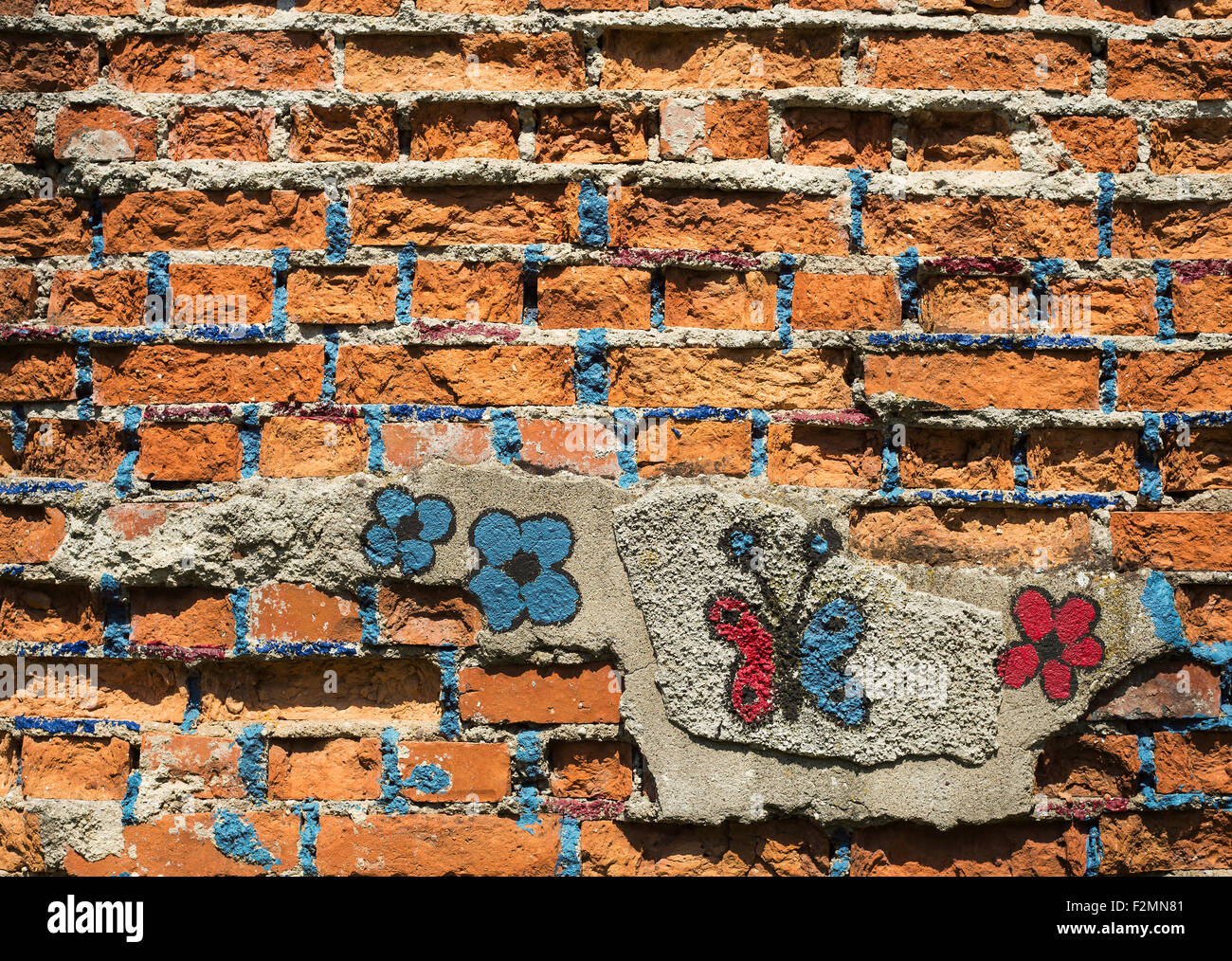 Papillon sur le mur Banque de photographies et d’images à haute ...