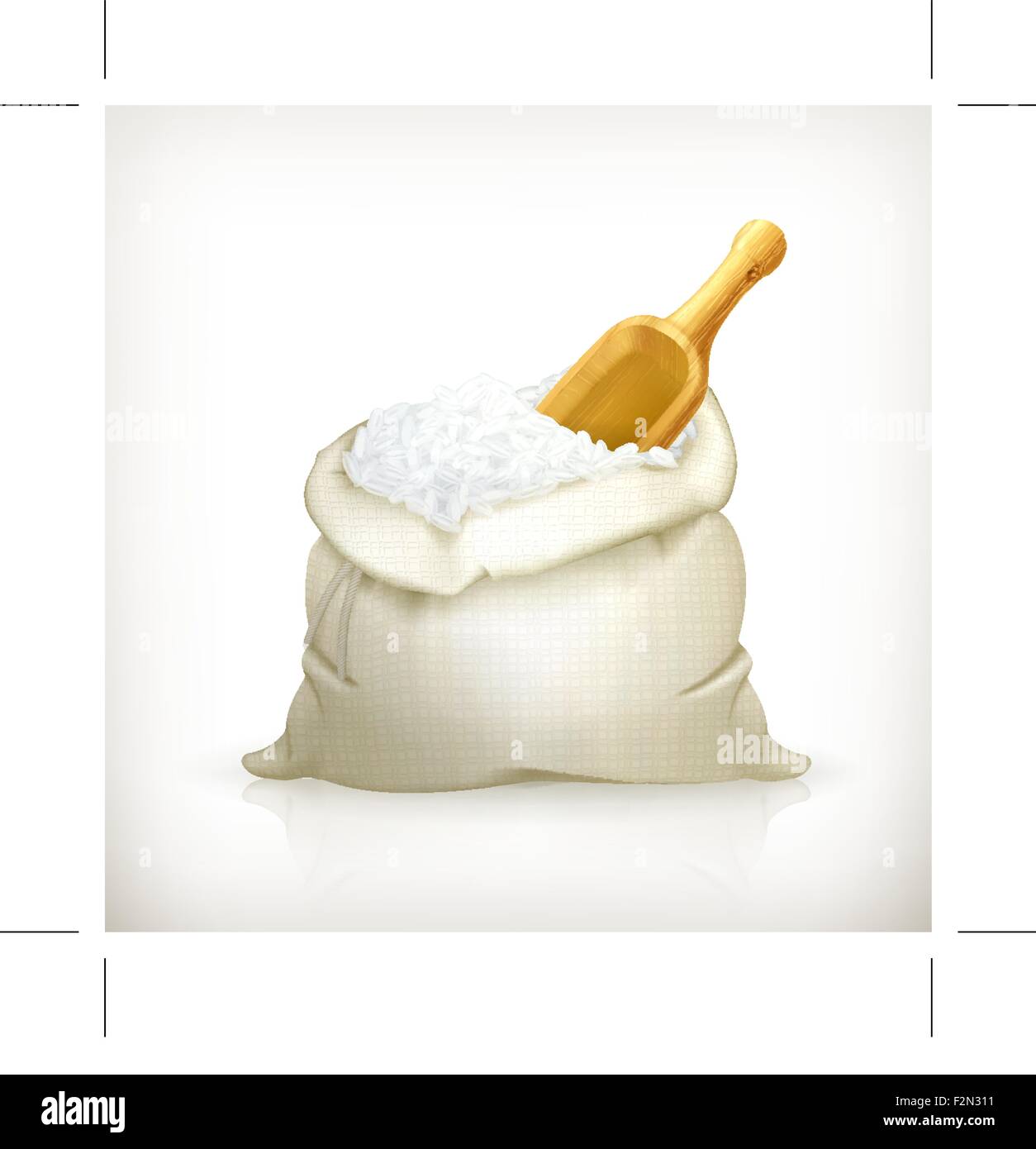 Rice sack Banque d'images vectorielles - Alamy