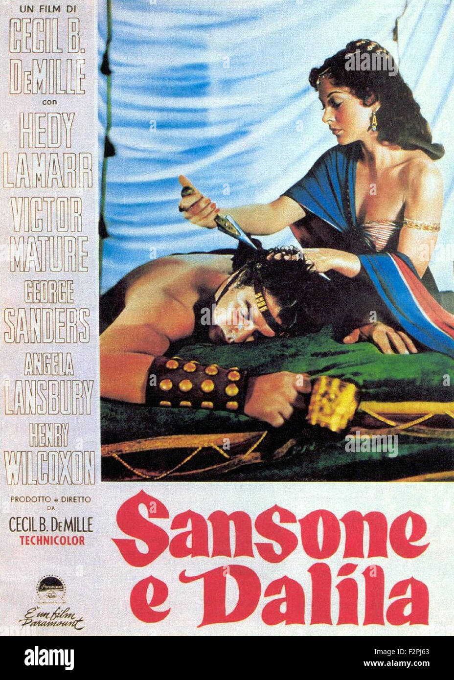 Samson et dalila poster Banque de photographies et d’images à haute ...