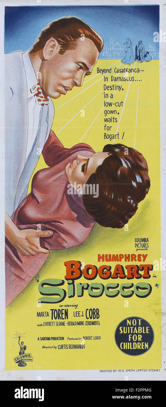 Sirocco movie poster Banque de photographies et d’images à haute résolution - Alamy