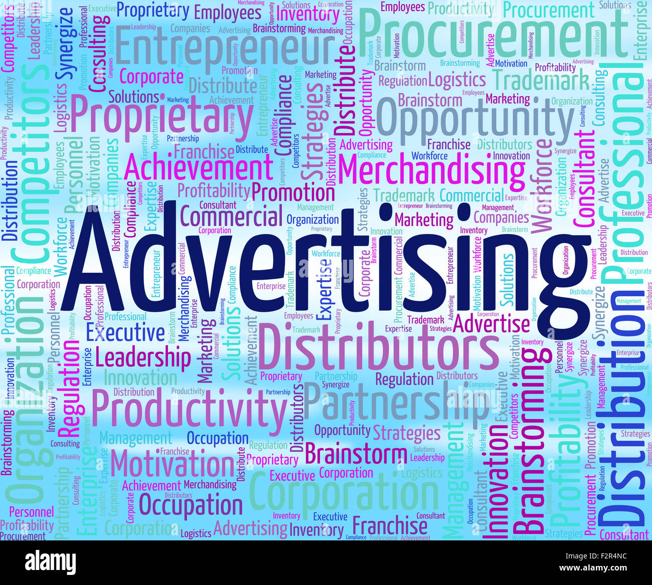 La signification de la publicité et de promotion Marketing Ads Photo ...