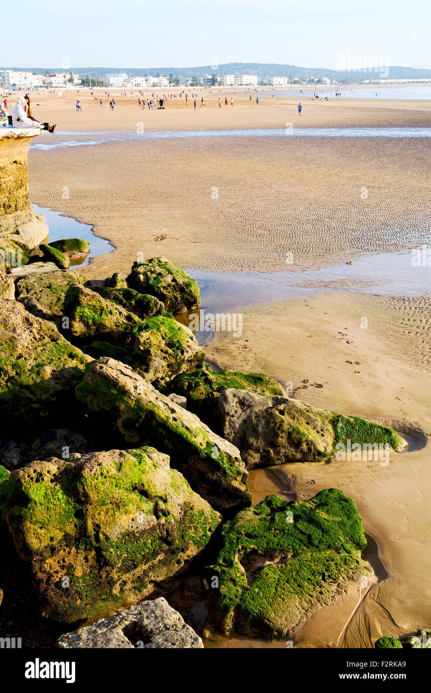 Résumé au maroc afrique mer océan vagues et paysage Photo Stock - Alamy