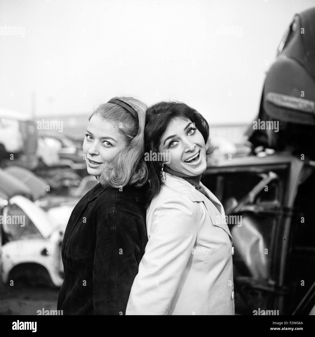 Deutsche Schauspielerin Eva Christian (liens), Deutschland 1960 er ...