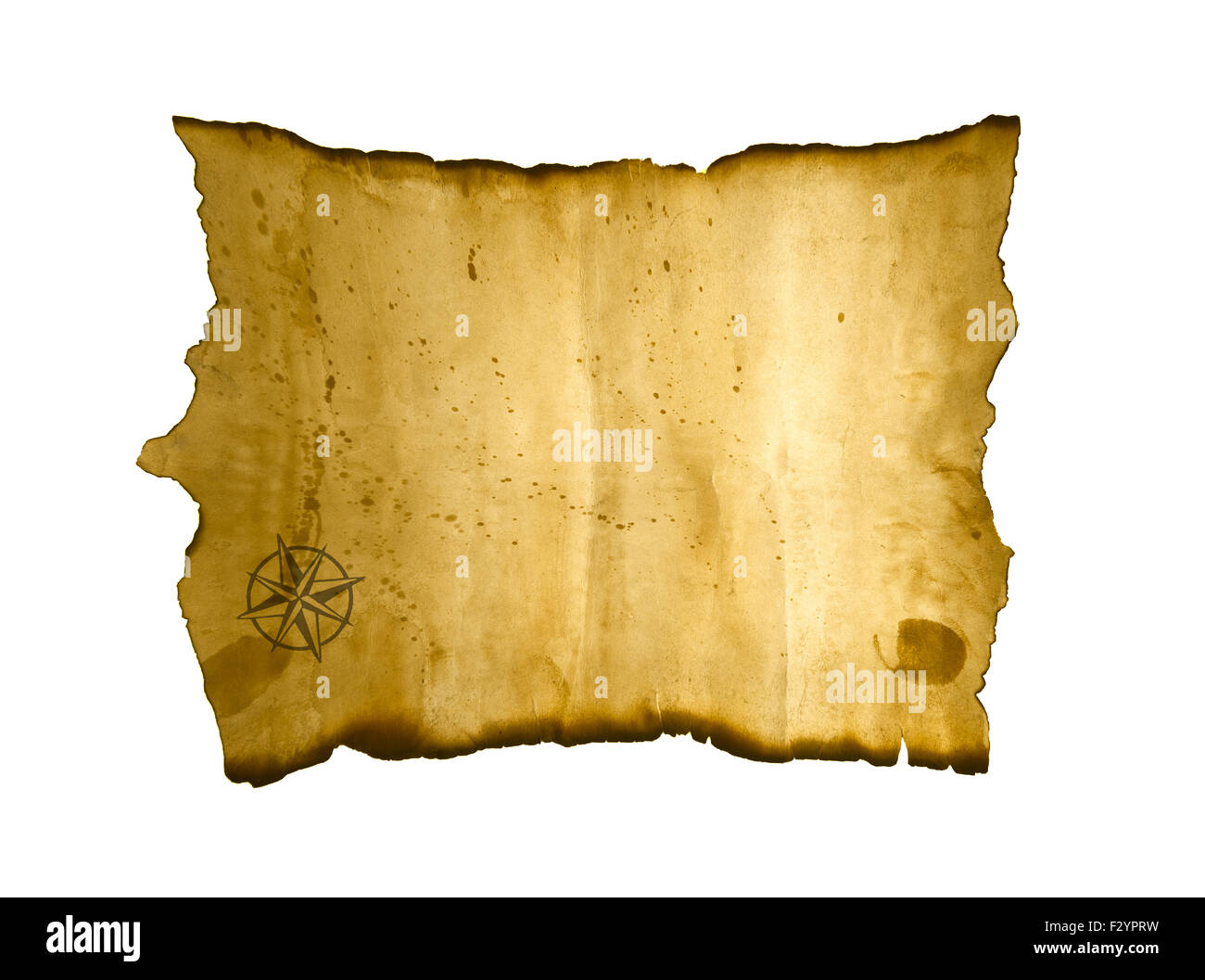 Carte vierge de pirate avec trésor Banque de photographies et d’images ...