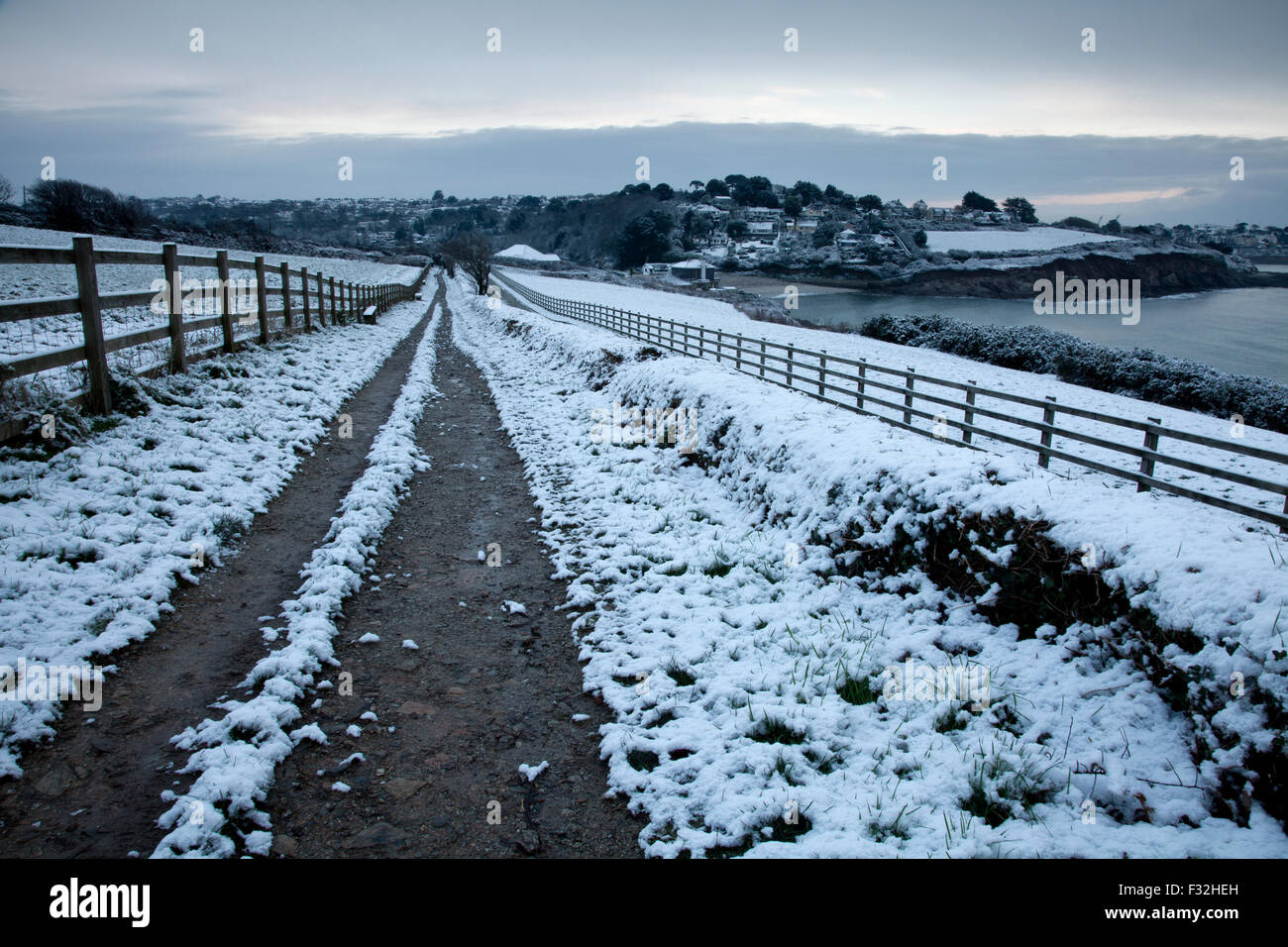 Dans le paysage de neige Banque de photographies et d’images à haute ...
