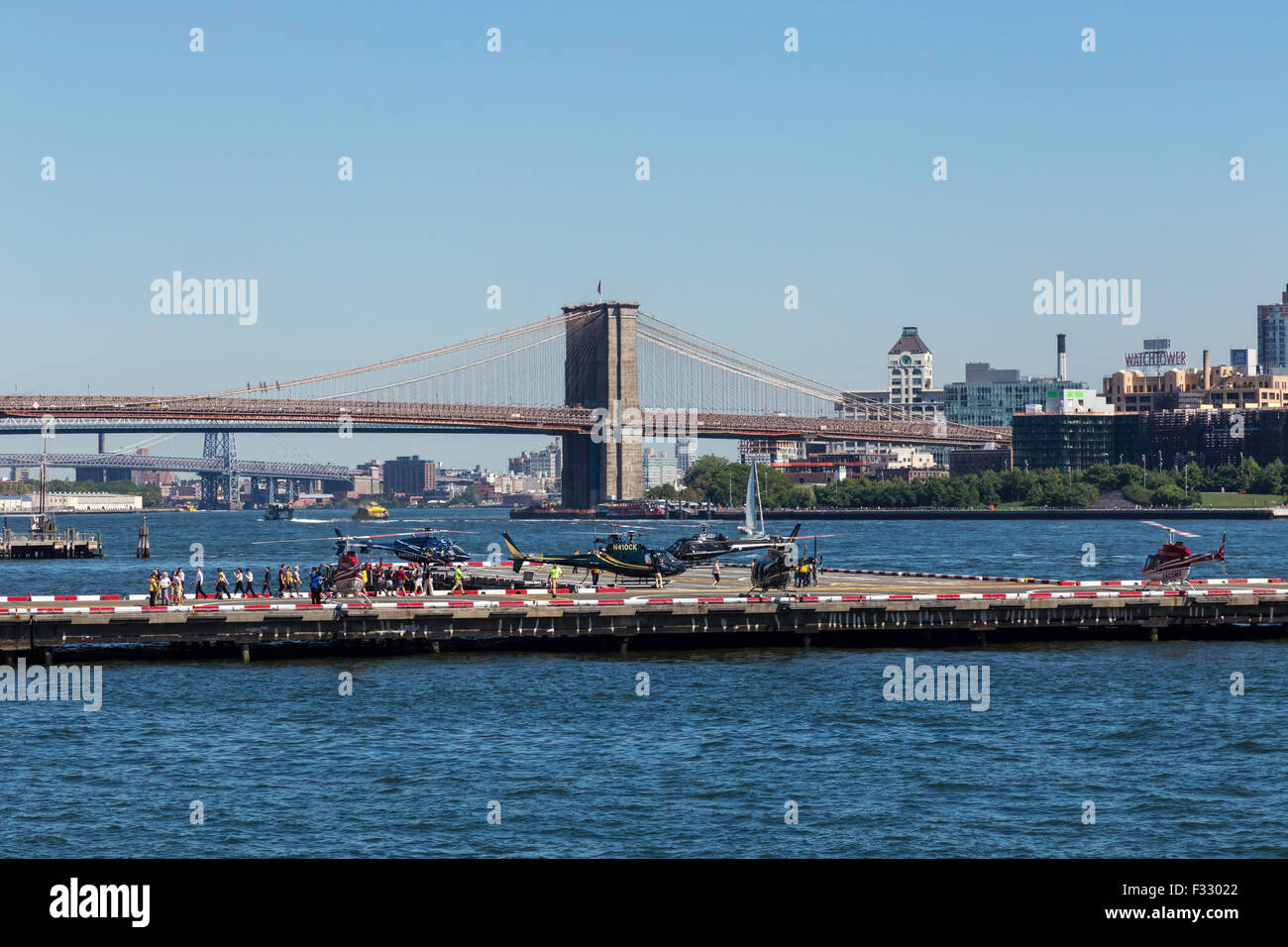 Downtown manhattan heliport Banque de photographies et d’images à haute ...