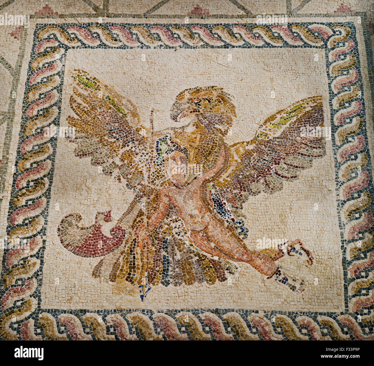 Ganymède et Zeus représentant l'ancienne populaire histoire ...