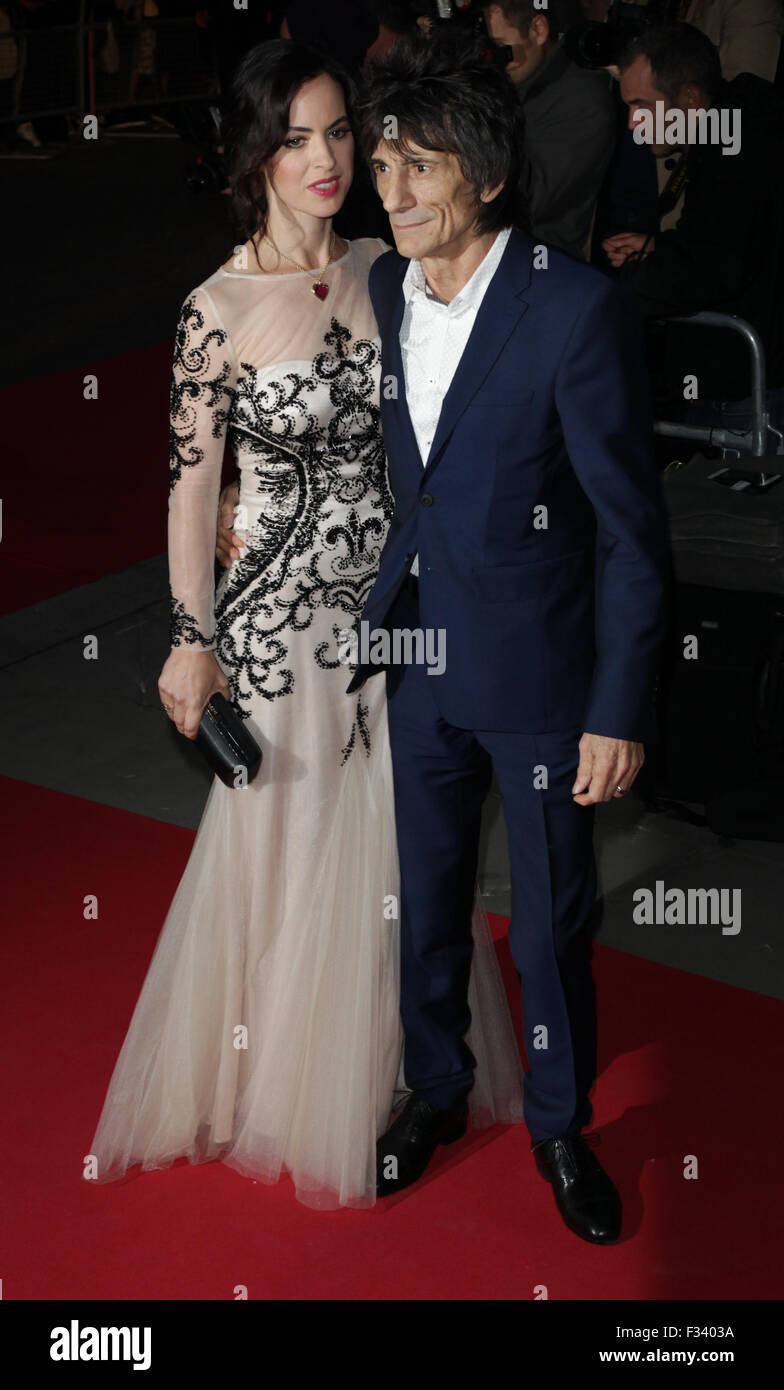 Ronnie wood et sally hu Banque de photographies et d’images à haute ...