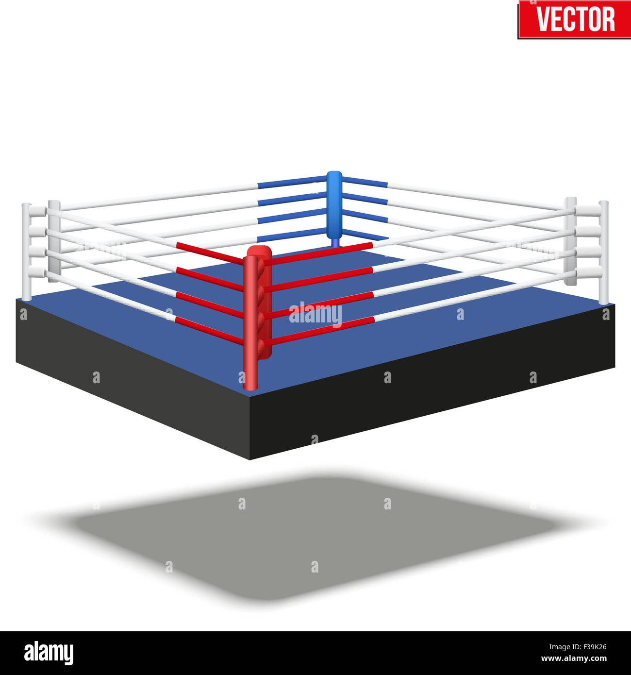 Combat de boxe stade Banque d'images vectorielles - Alamy