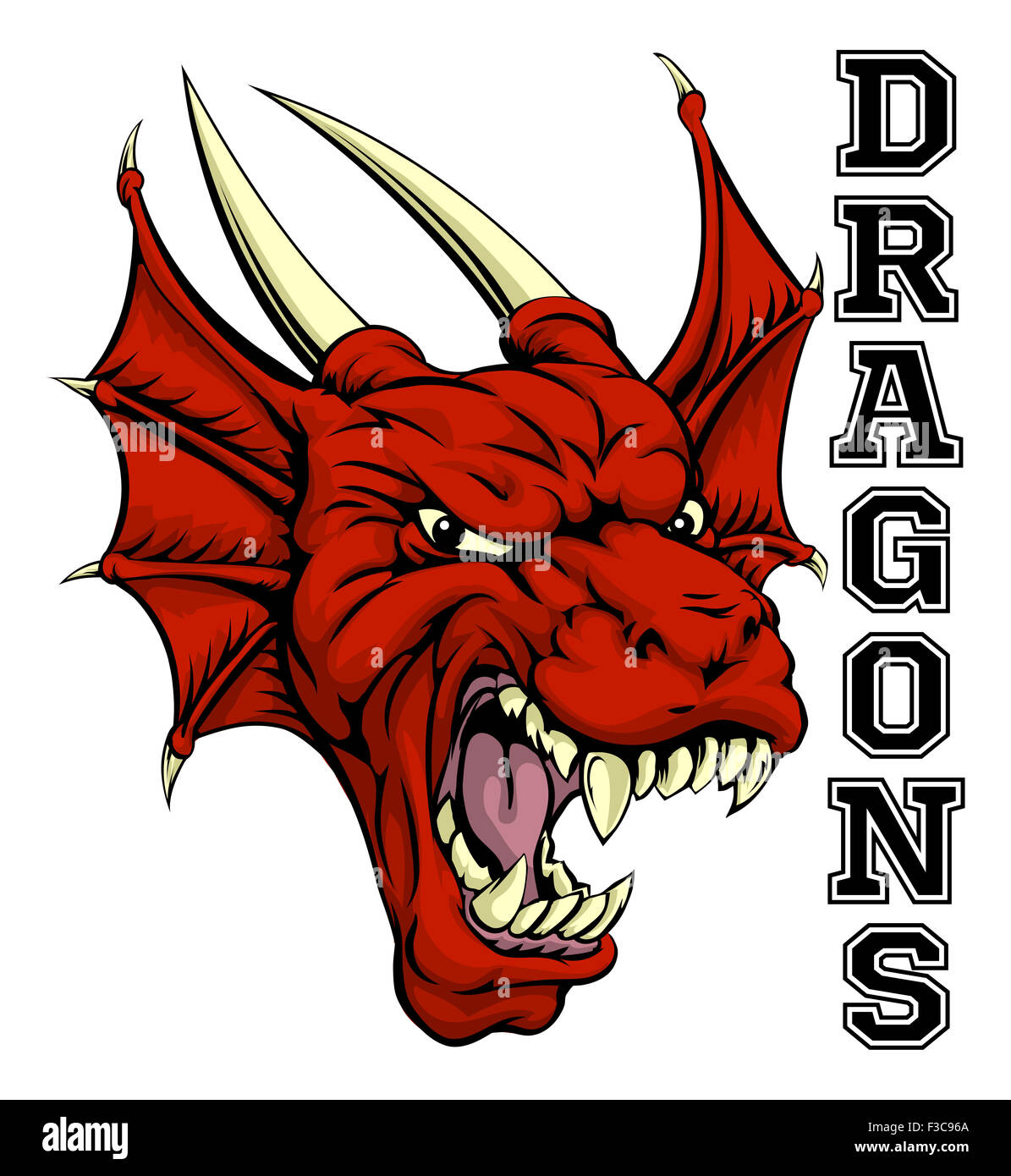 Dessin de dragon rouge Banque de photographies et d’images à haute ...