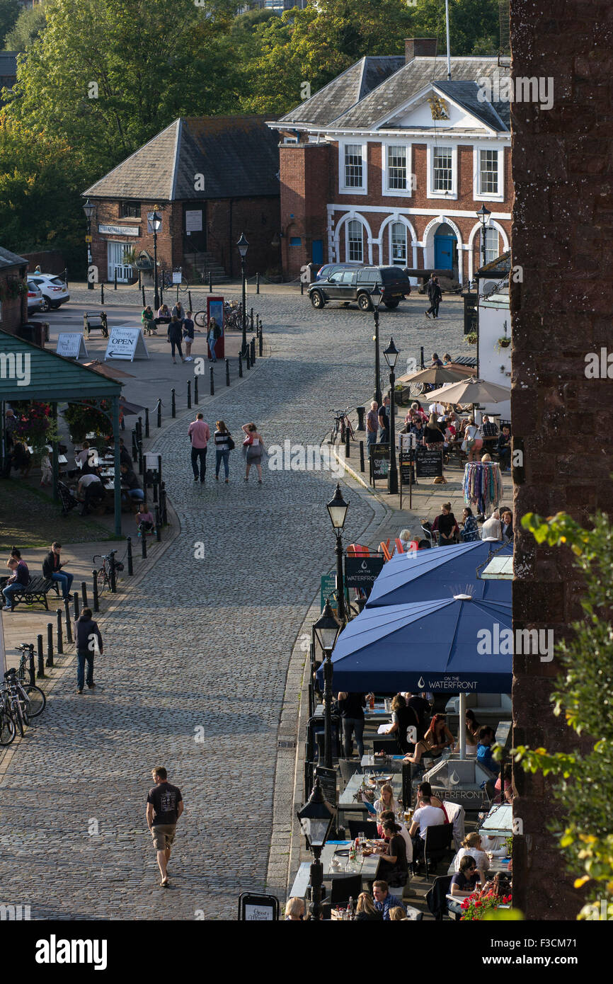Exeter's Historic Quayside est l'un des plus beaux quartiers de la ...