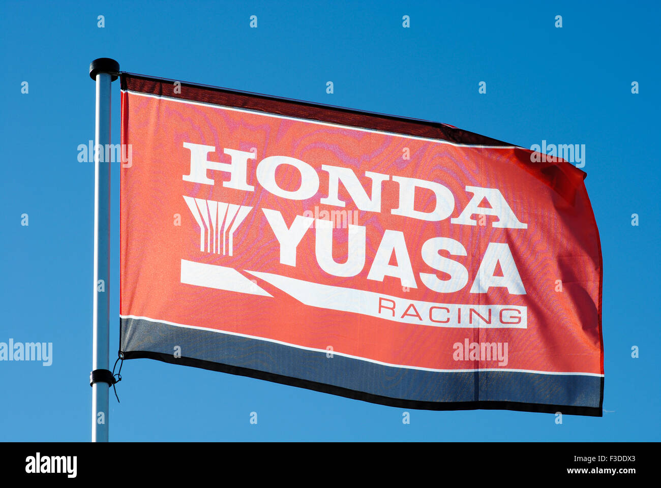 Logo drapeau Yuasa Honda Motorsport Photo Stock - Alamy