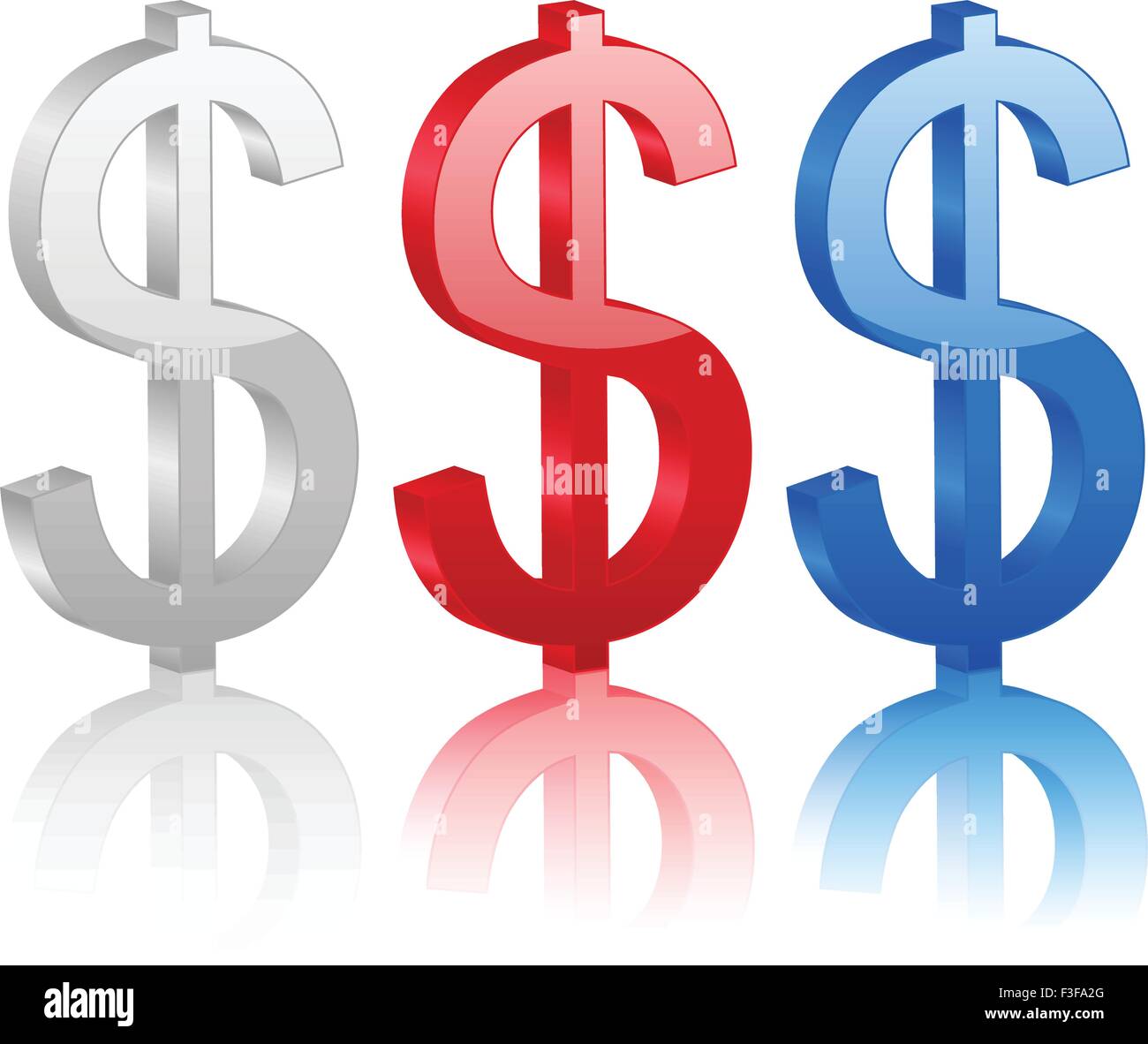 Symbole du dollar 3d Banque de photographies et d’images à haute ...