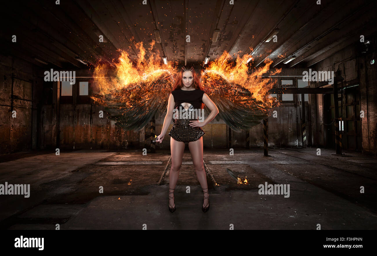 Flame angel Banque de photographies et d’images à haute résolution - Alamy