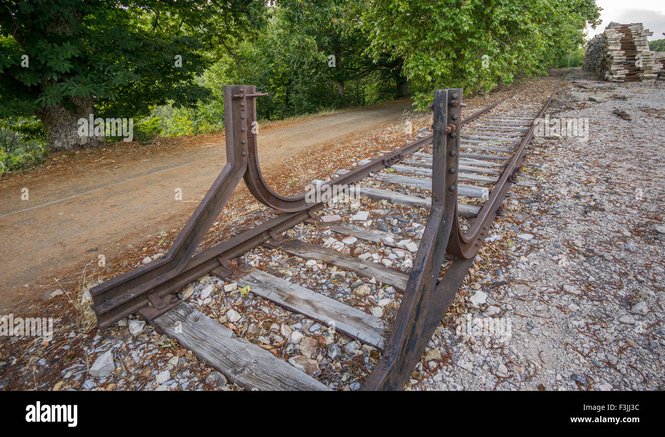 Fin d'un chemin de fer Banque de photographies et d’images à haute ...