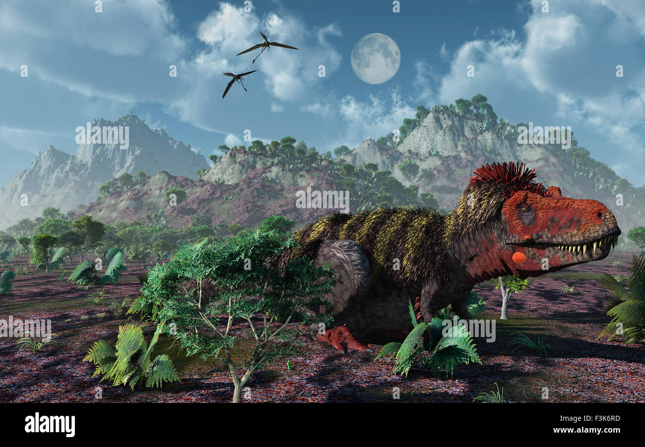 Dinosaure carnivore Banque de photographies et d’images à haute résolution - Alamy