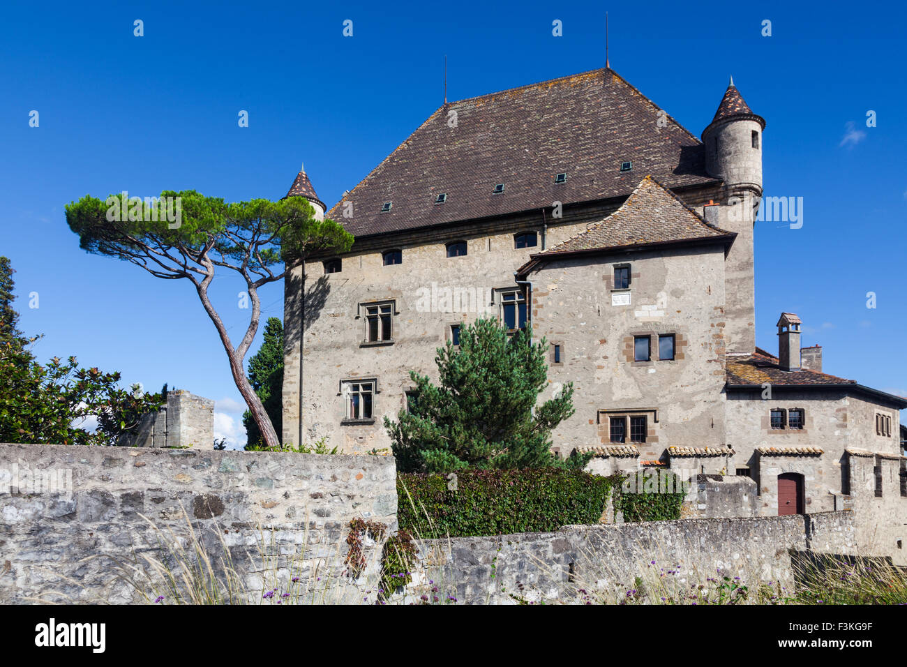 Village médiéval de yvoire haute savoie Banque de photographies et d ...