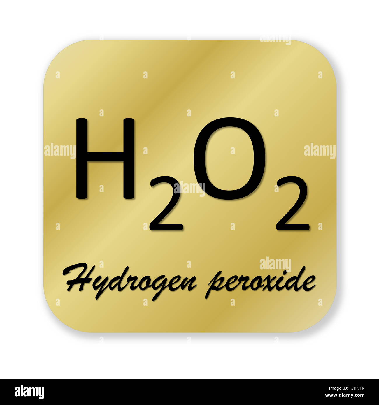 Hydrogen peroxide Banque d'images détourées - Alamy