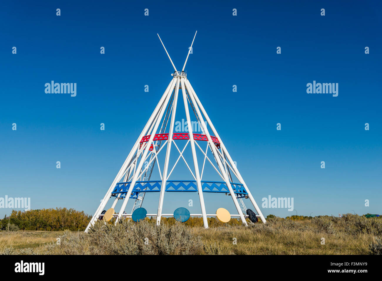 Saamis teepee worlds largest tipi Banque de photographies et d’images à ...
