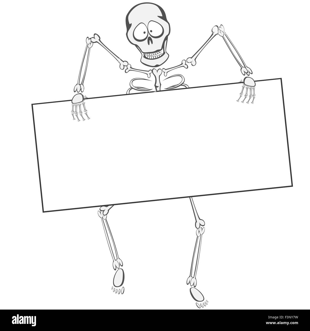 Dessin squelette humoristique Banque de photographies et d’images à ...