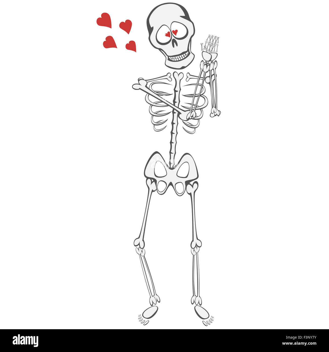 Dessin squelette humoristique Banque de photographies et d’images à ...