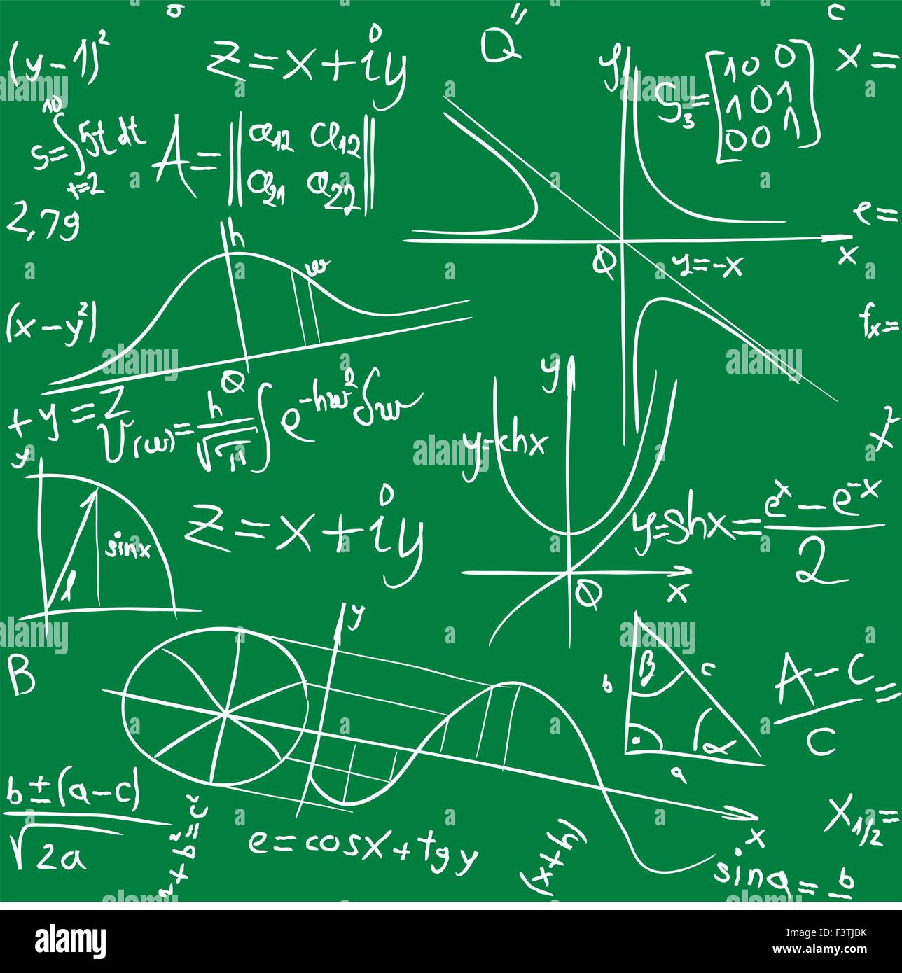 Mathematics background Banque d'images vectorielles - Alamy