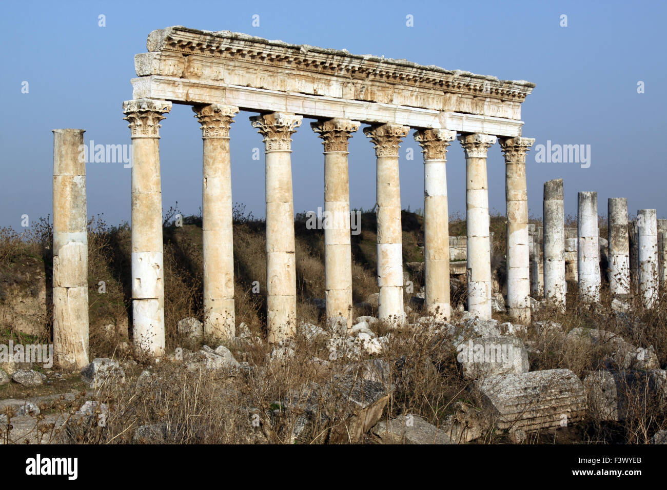 Colonnes romaines en ruine Banque de photographies et d’images à haute ...
