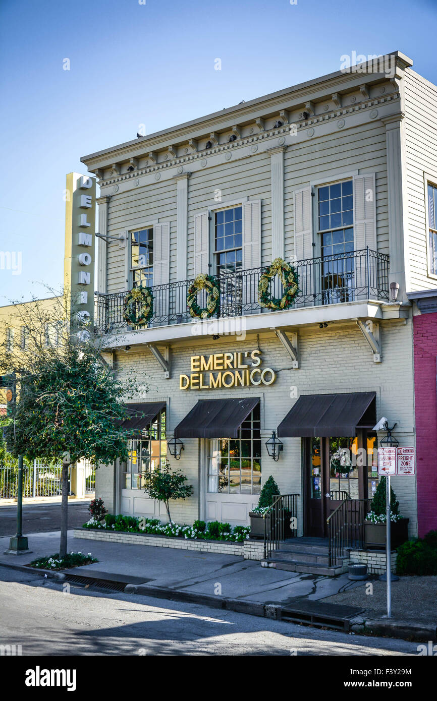 La célèbre Emeril's Delmonico restaurant, dans le jardin inférieur sur ...